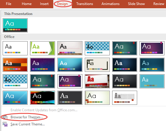 A PowerPoint Guide to Themes and SmartArt - Get My Graphics